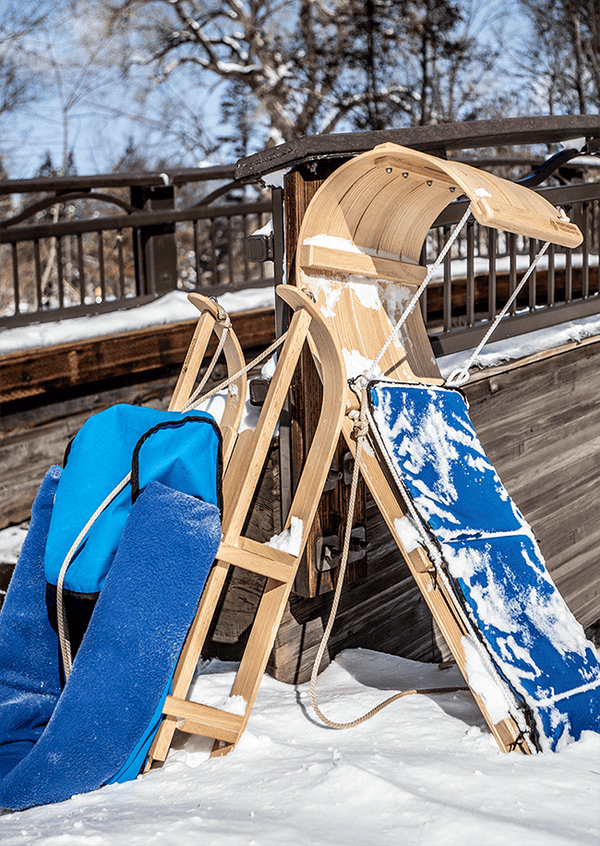Classic 6ft Toboggan | Wooden Sleds Handmade in MN