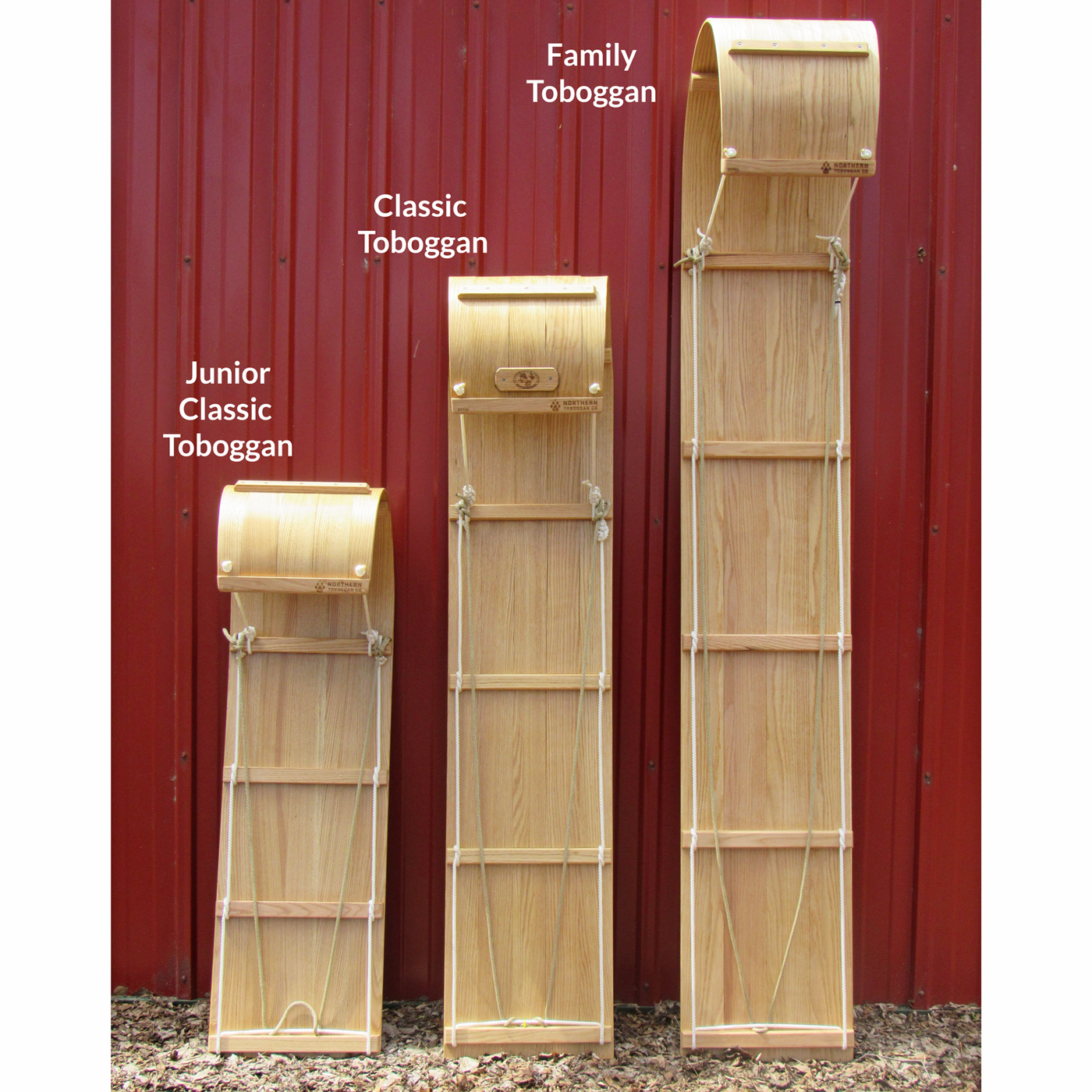 Classic 6ft Toboggan | Wooden Sleds Handmade in MN