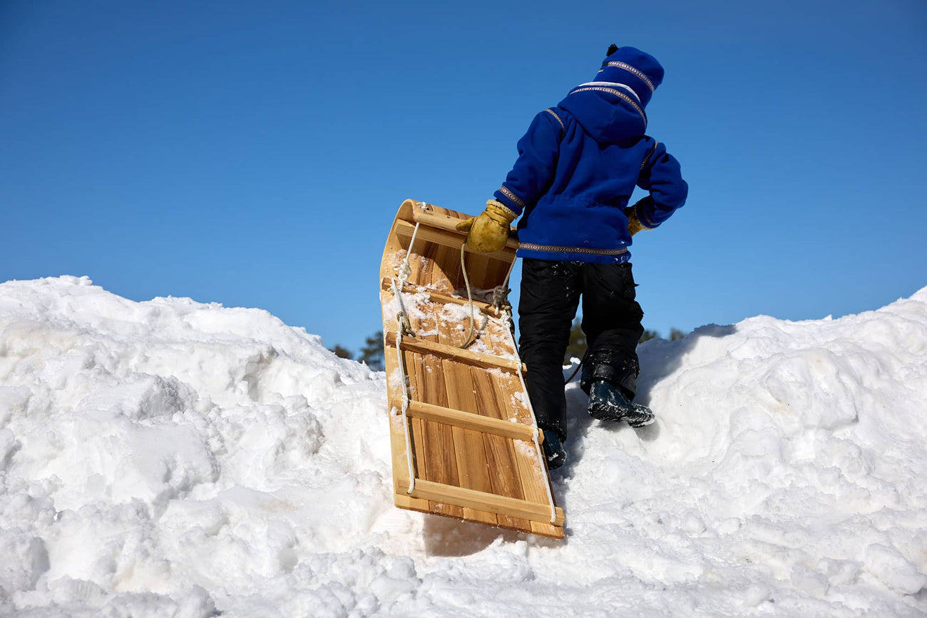 The Junior Classic Toboggan | NTCo Wooden Sleds