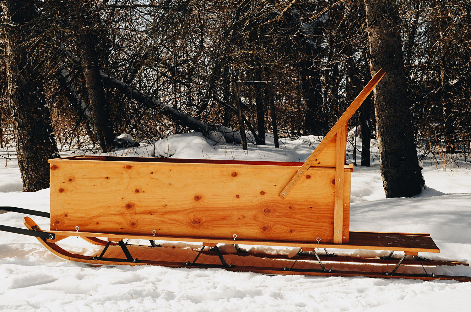 Box-Freight Sled | Northern Toboggan Wooden Sleds