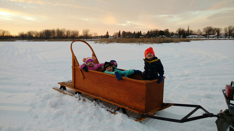 Box-Freight Sled | Northern Toboggan Wooden Sleds