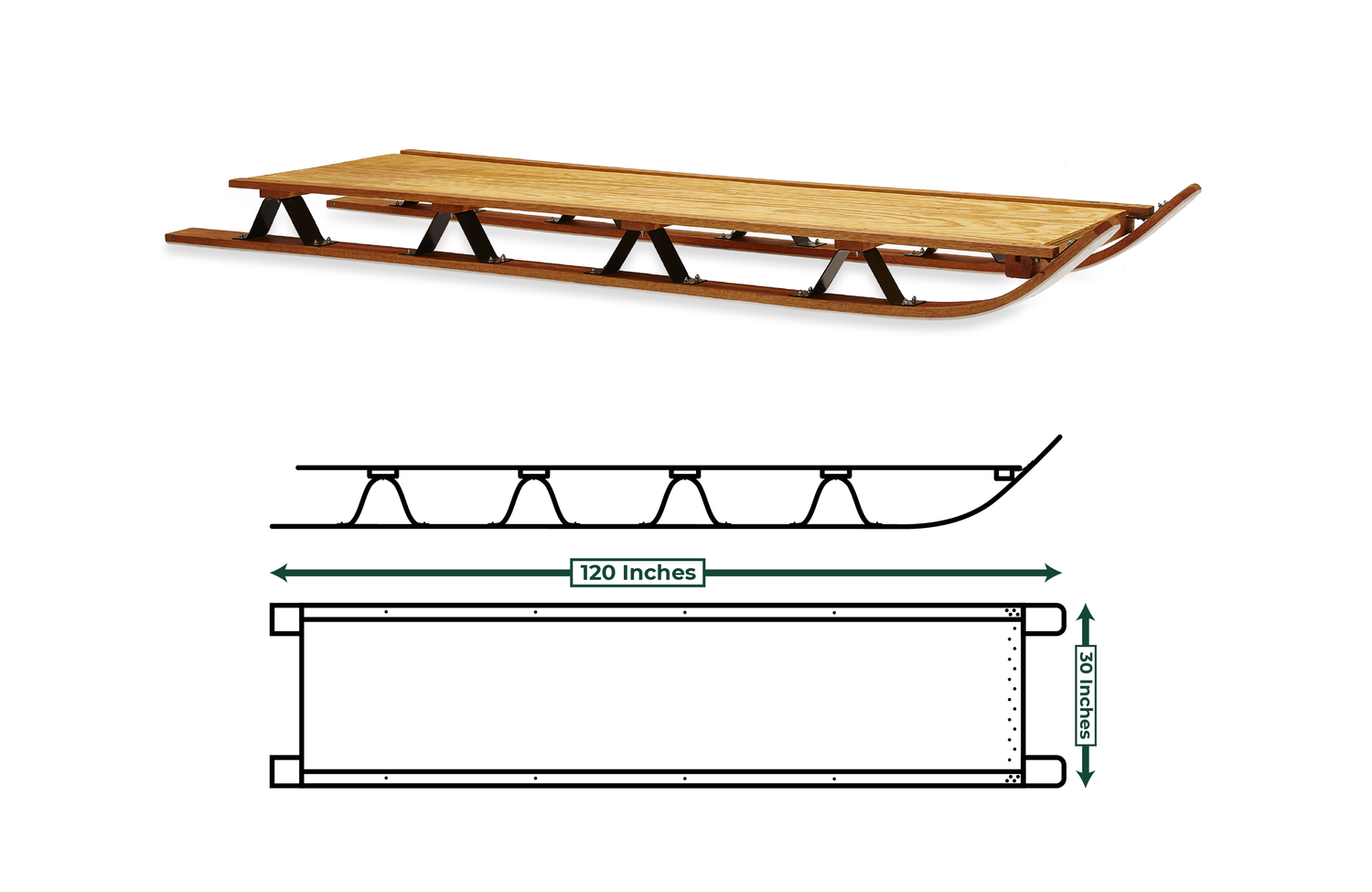 Snowmobile Freight Sled | Custom Sleds