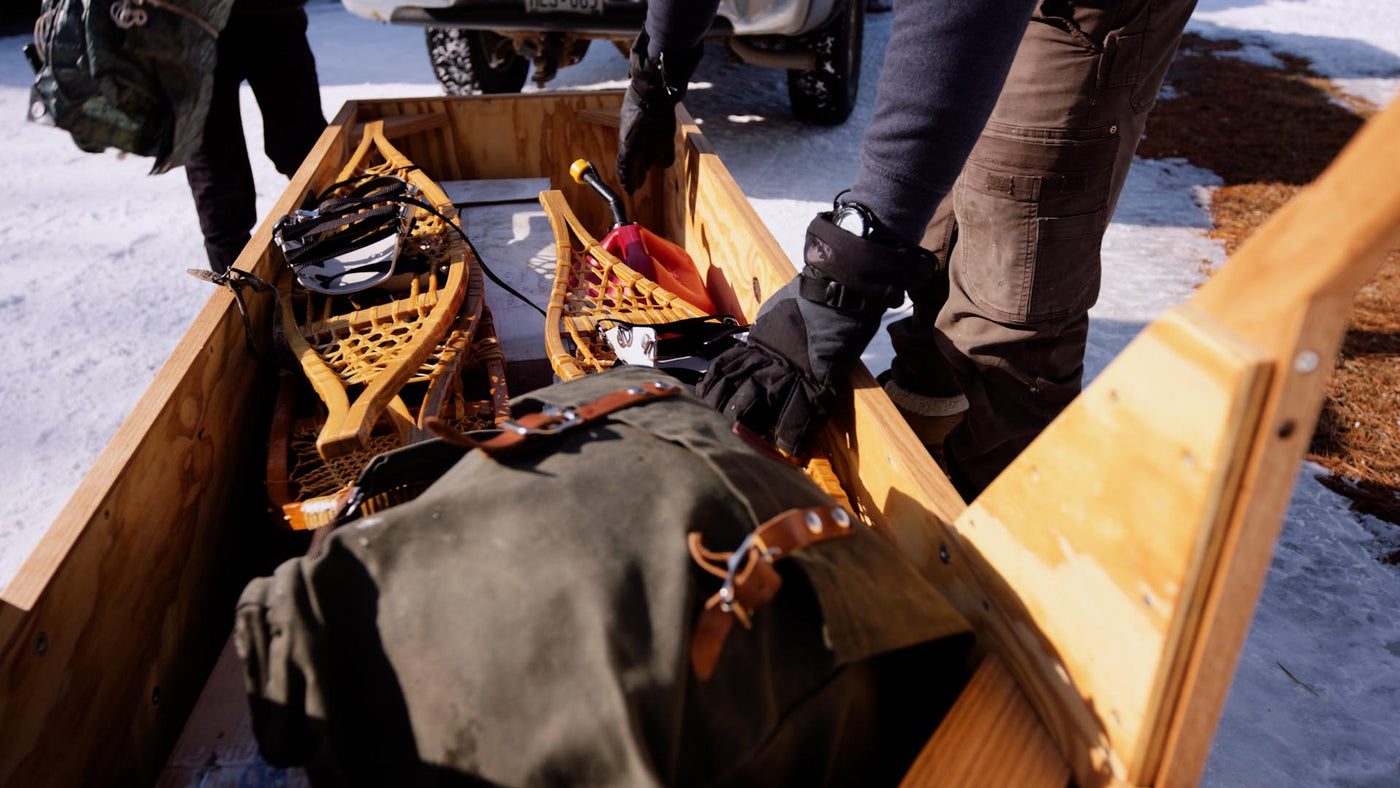 Box-Freight Sled | Northern Toboggan Wooden Sleds