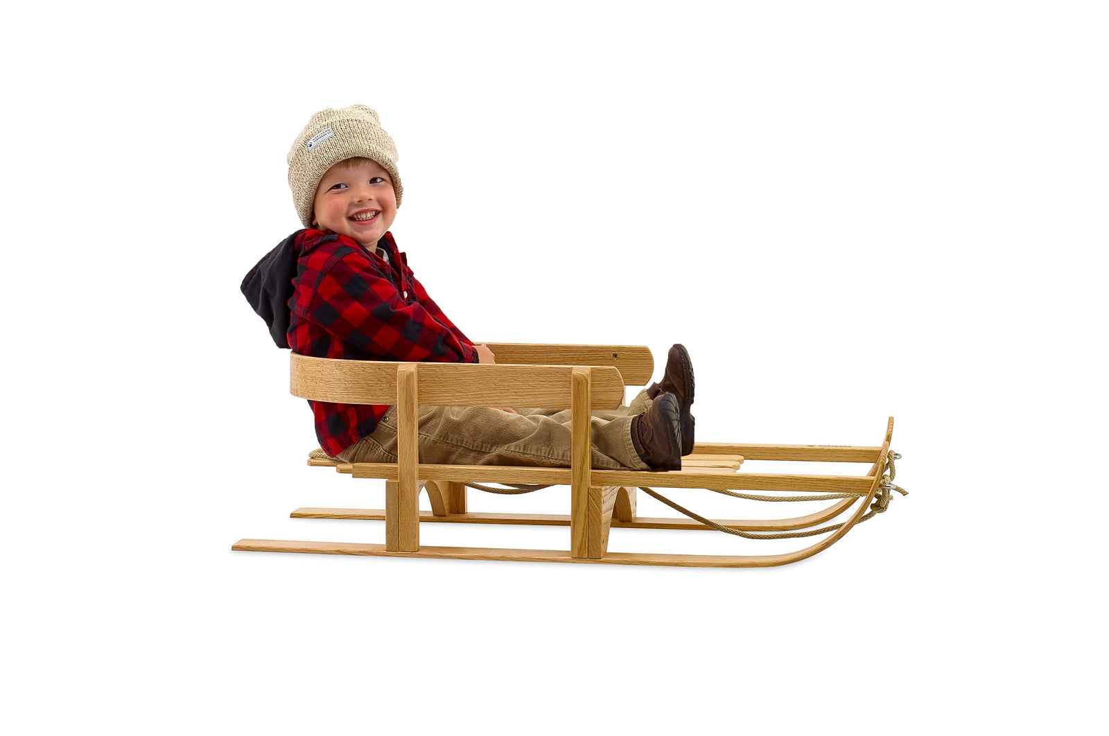 Wooden Pull Sled | Northern Toboggan Wooden Sleds
