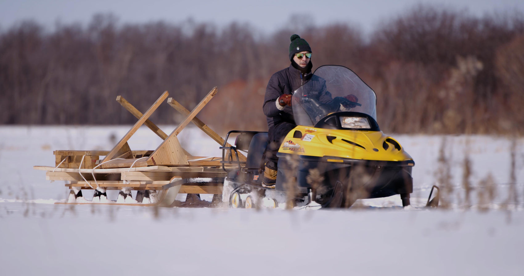 Snowmobile Freight Sled | Custom Sleds